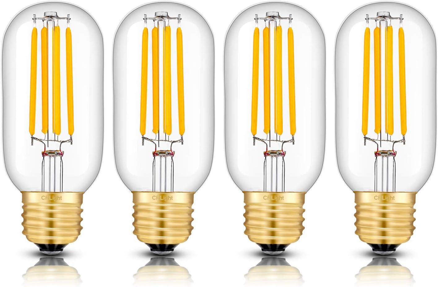 CRLight 5W LED Tubular Bulb 3000K Soft White Glow, 55W Equivalent 550 ...