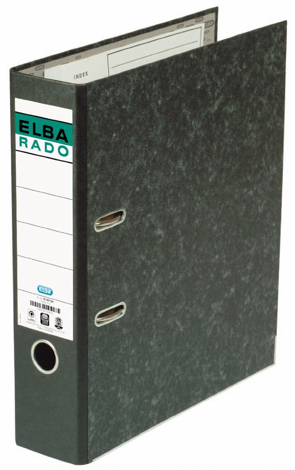 Elba Lever Arch File Rado 75 mm, for A4, Black Black Folder – Folders ...