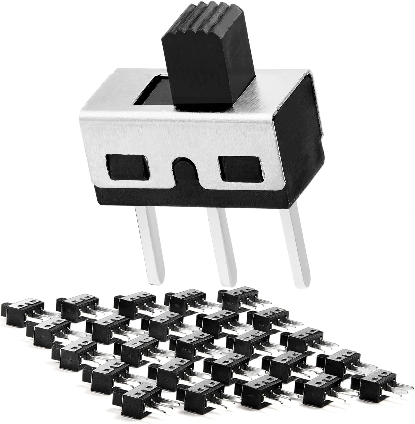 SPDT Mini Micro Slide Switch 1p2t 2 Position 25pcs 5mm Toggle Vertical ...