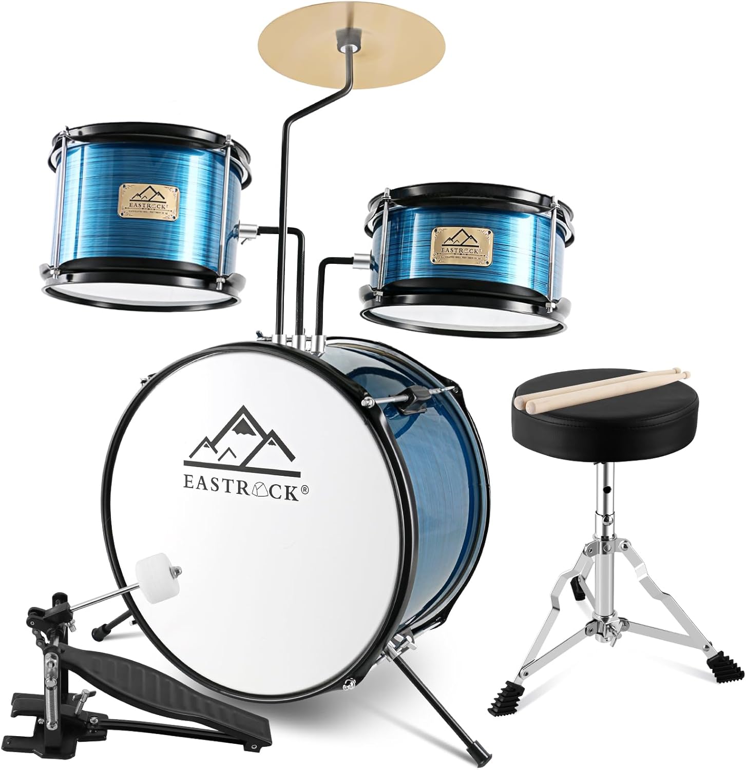 Amazon.com: EASTROCK Drum Set, 3 Piece 14'' Drum sets for Drummer ...