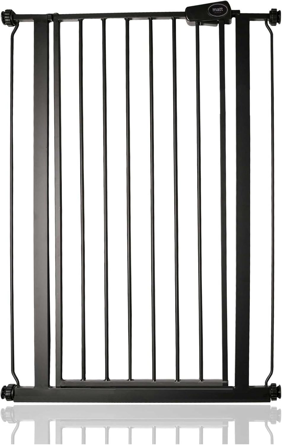 Safetots Extra Tall Metal Safety Gate Pressure Fit, 75cm - 82.6cm, Matt ...