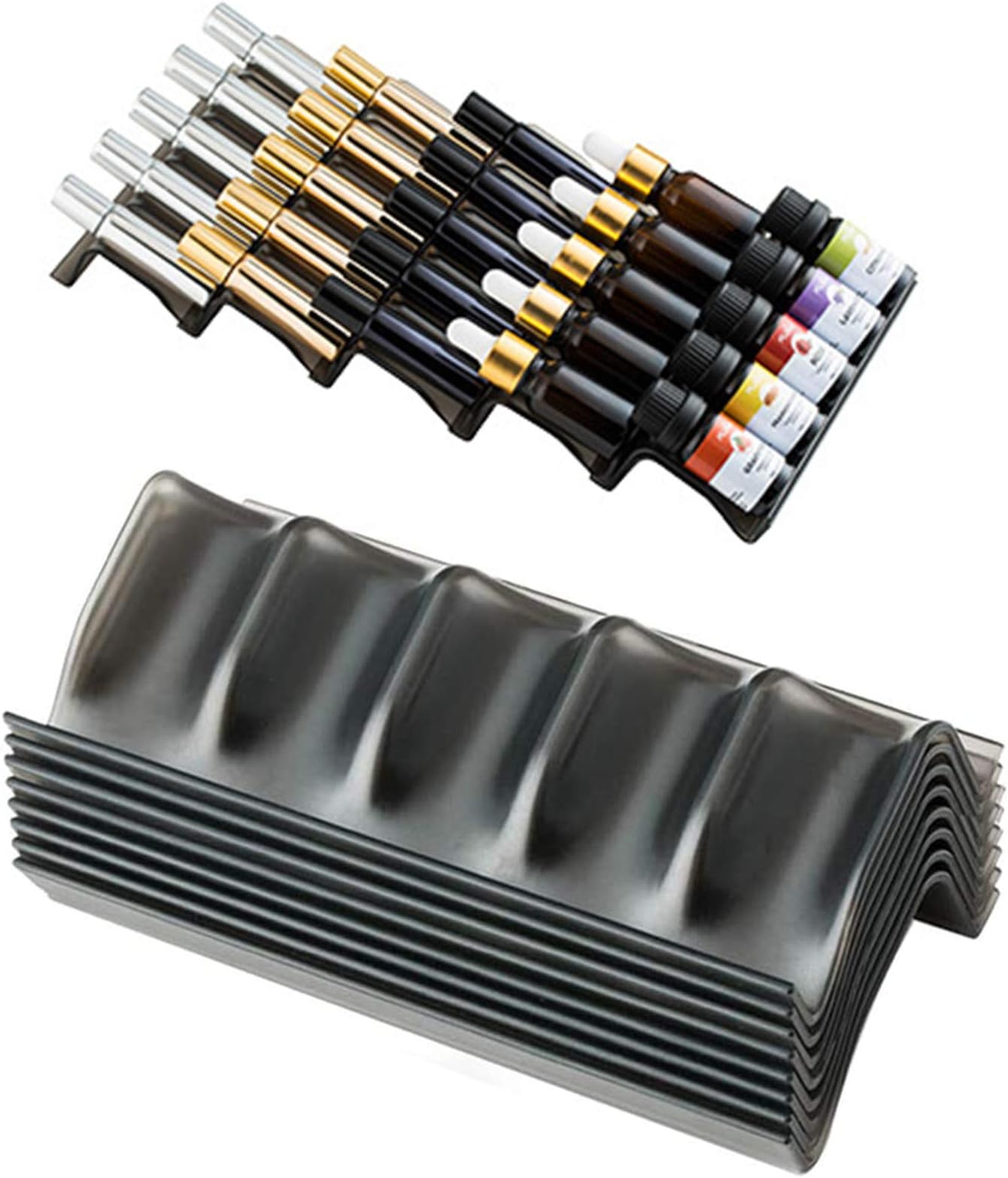 Amazon.com: HAN SHENG 8 Pcs Shelf Essential Oils Storage Racks Oil ...