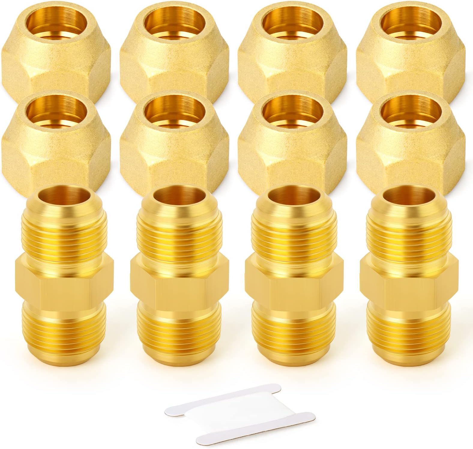 Amazon.com: Timsec 2Packs AC Copper Pipe Extension Joint Connectors, 3/ ...