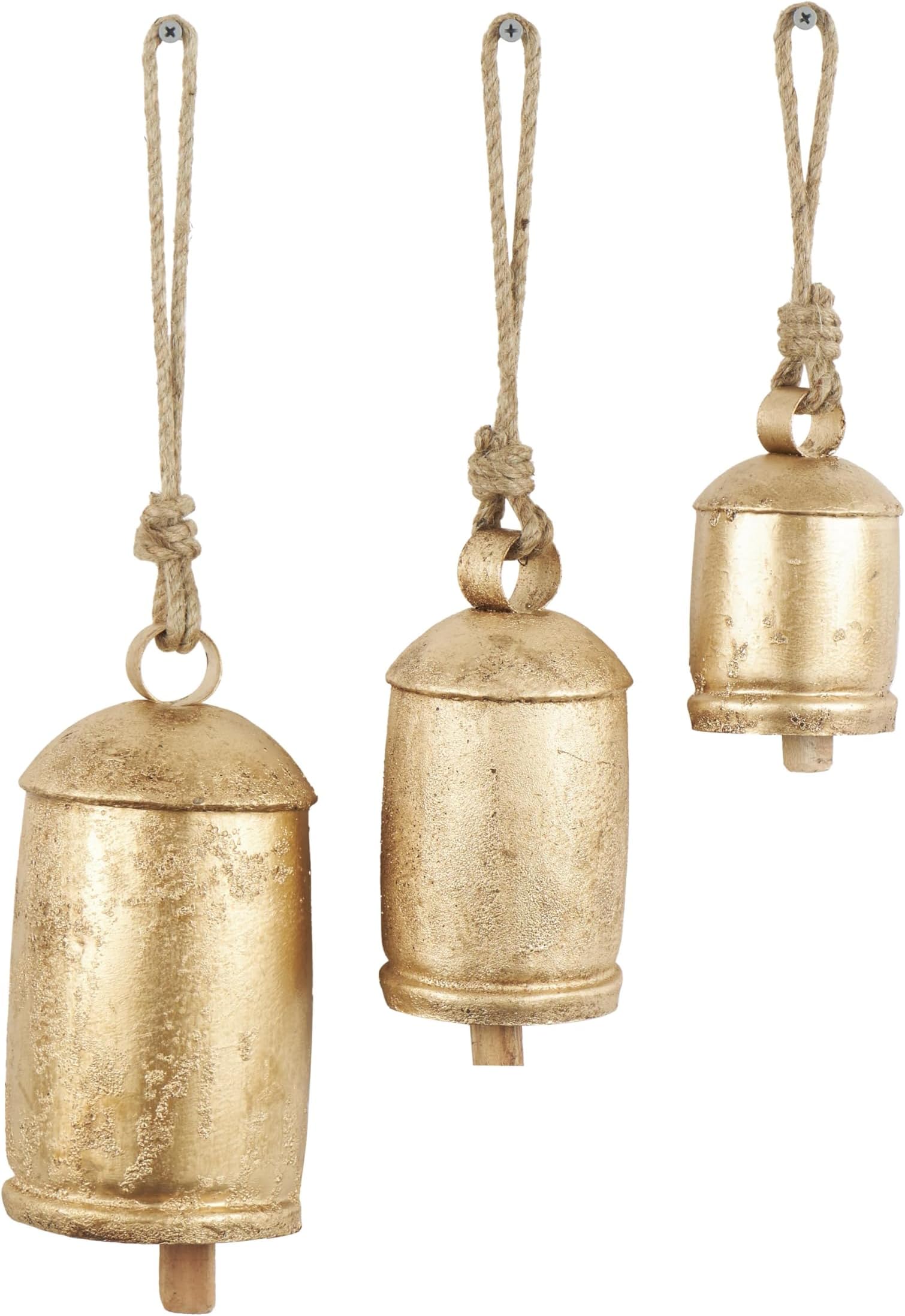 Amazon.com: EXNOT Set of 3 Giant Harmony Decorative Bells Vintage ...