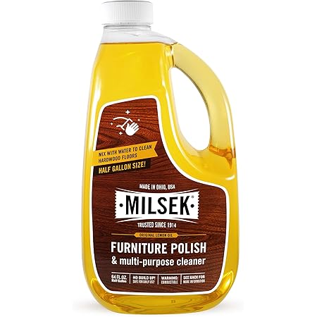 Amazon.com: Milsek Half Gallon Furniture Polish and Cleaner with Lemon ...