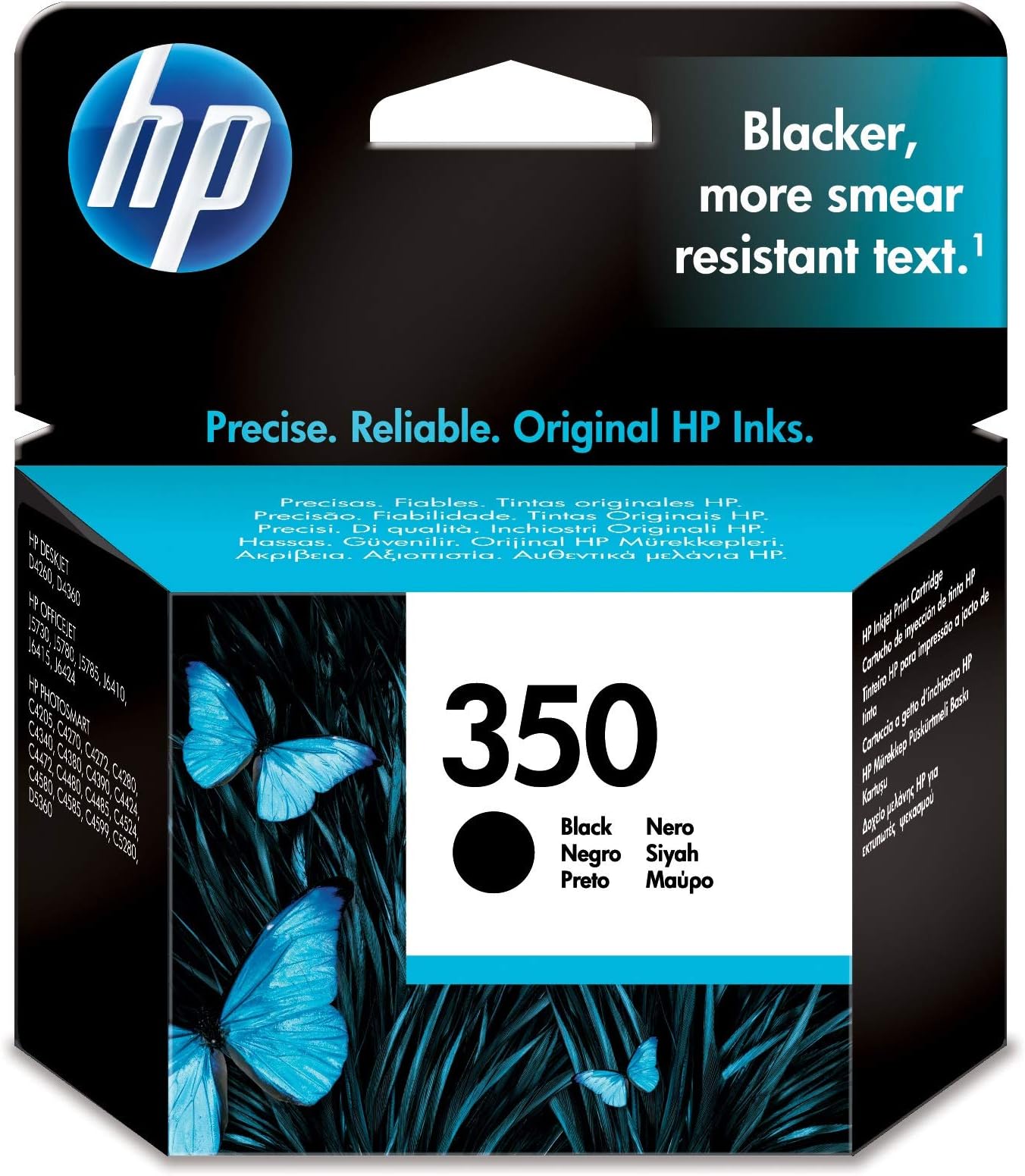 HP 350 Cartouche d'Encre Noire Authentique (CB335EE) : Amazon.fr ...