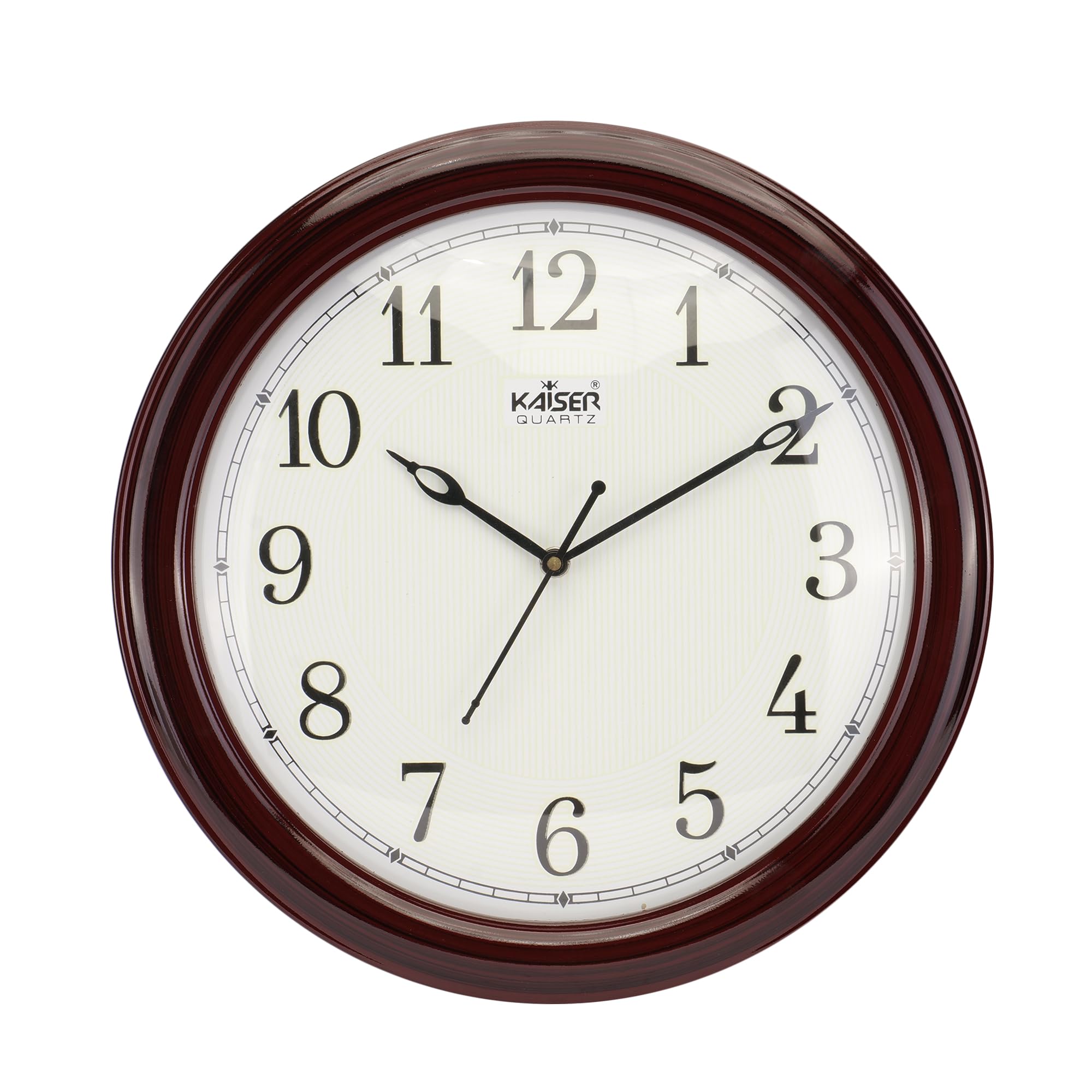 Buy KAISER Night Glow 13 Inch Quartz Wall Clock - Non-Ticking Silent ...