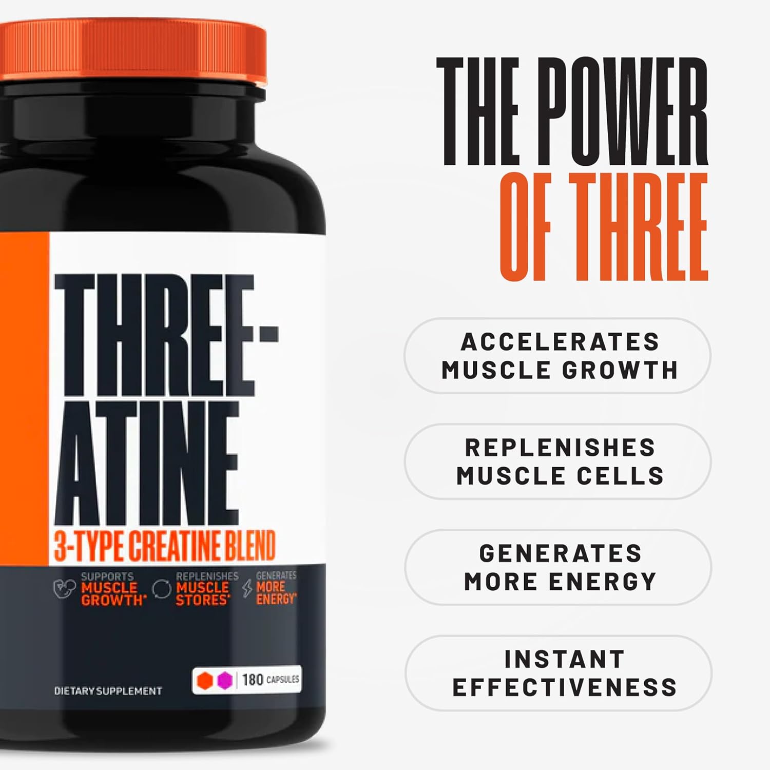 Creatine Capsules, 5g Premium 3X ThreeAtine Pre Nepal | Ubuy