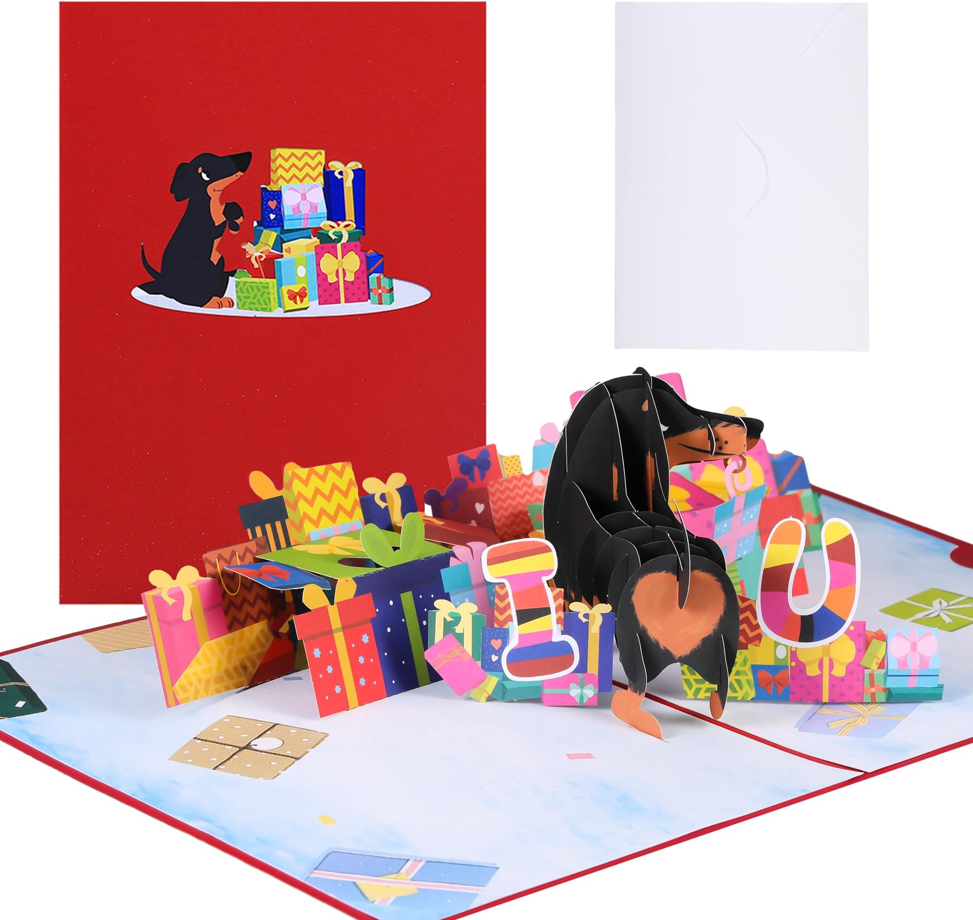 Central 23 Dog Pop Up Cards Birthday - Squeezing Massive Surprise ...