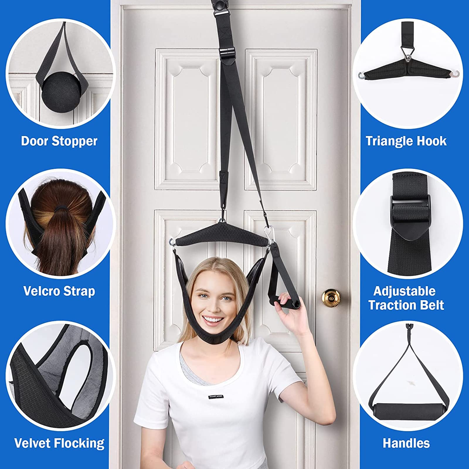 Buy Allwin Neck Stretcher Cervical Traction Device, Hammock for Neck ...