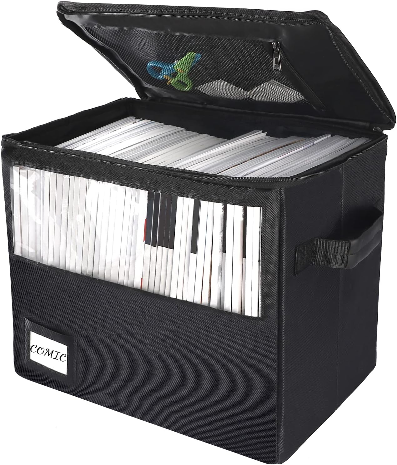 Amazon.com: Visible Comic Book Storage, Comic Book Box with Dividers ...