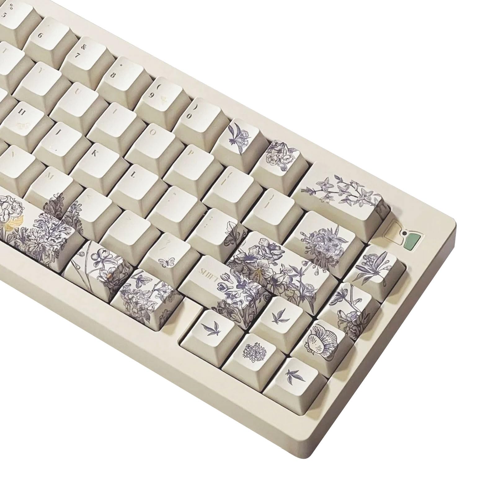 Amazon.com: JSJT Vintage French-Style Printed Themed Keycaps 142 Keys ...