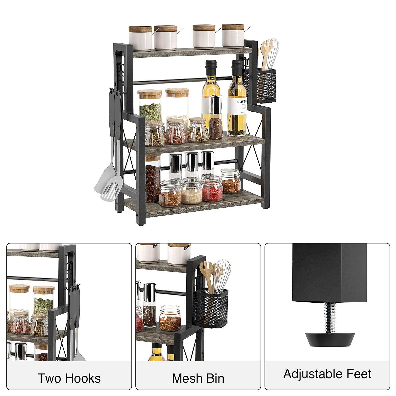 Snapklik.com : Rolanstar Spice Rack Organizer