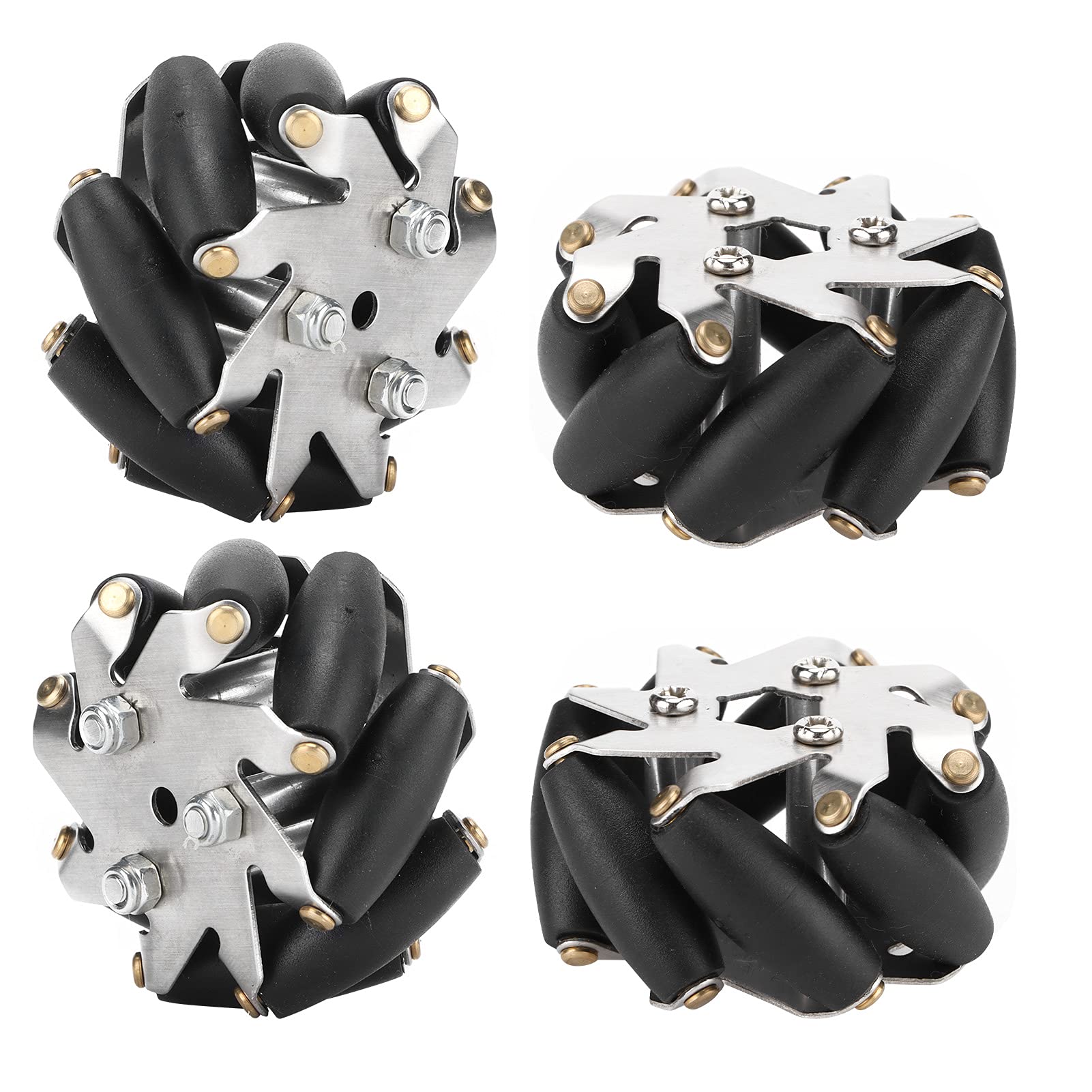 Buy Model Car Drive Wheel, Left and Right Wheels Mecanum Wheel Steel ...