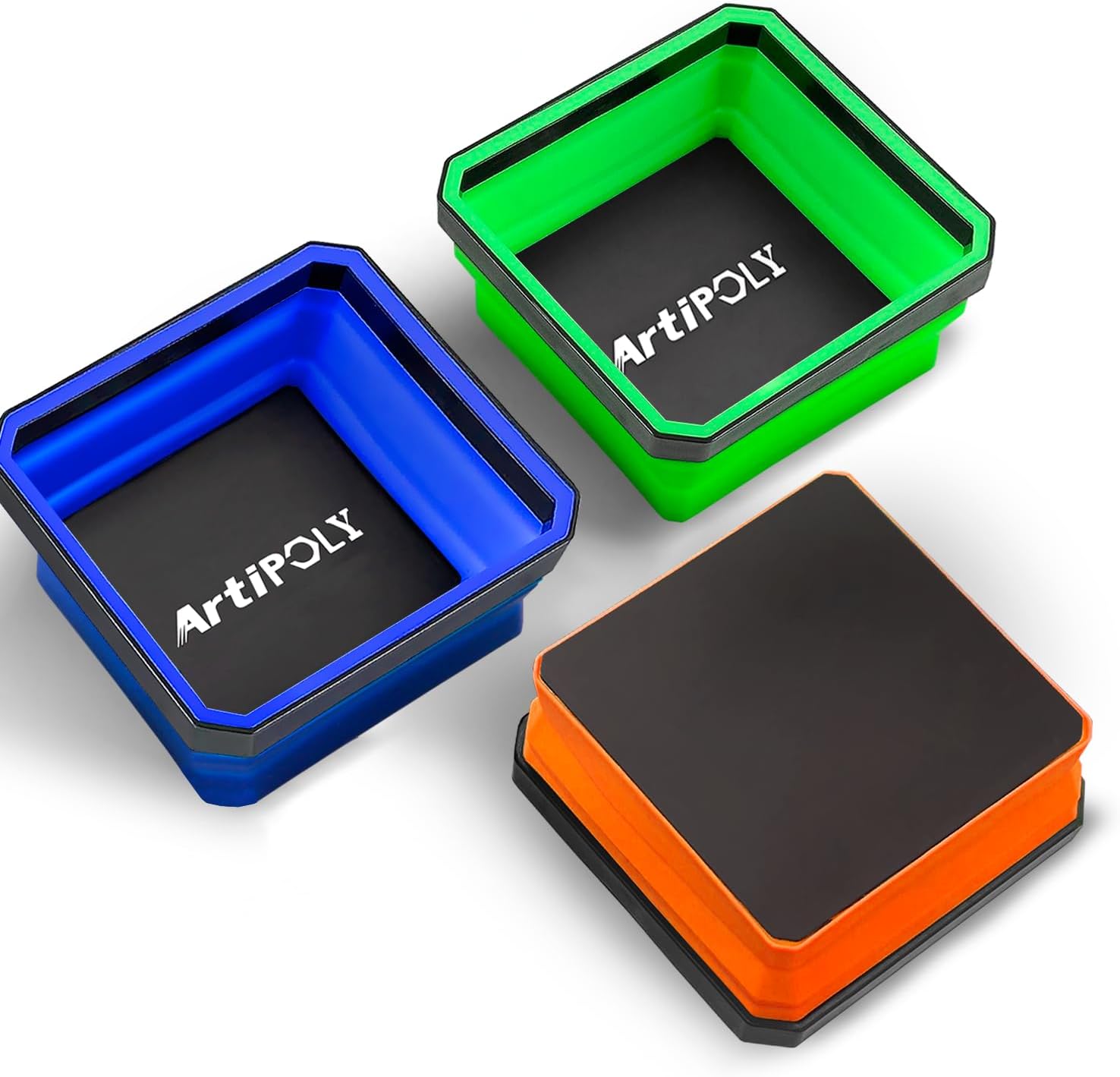 Amazon.com: ARTIPOLY Collapsible Magnetic Parts Tray Set, 3 Pack ...