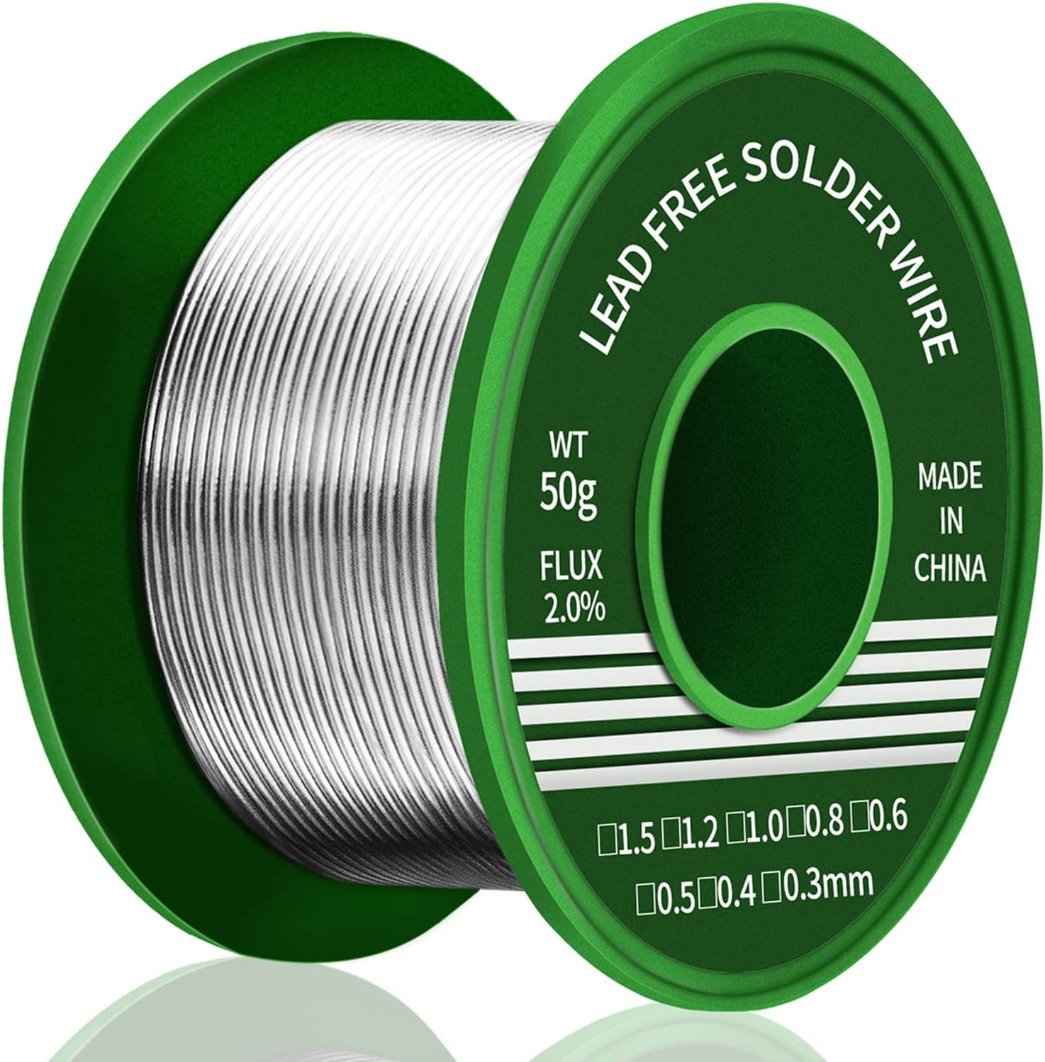 Meccion Solder Wire 0.6mm 50g Lead Free Soldering Wire Sn99.3 Cu0.7 ...