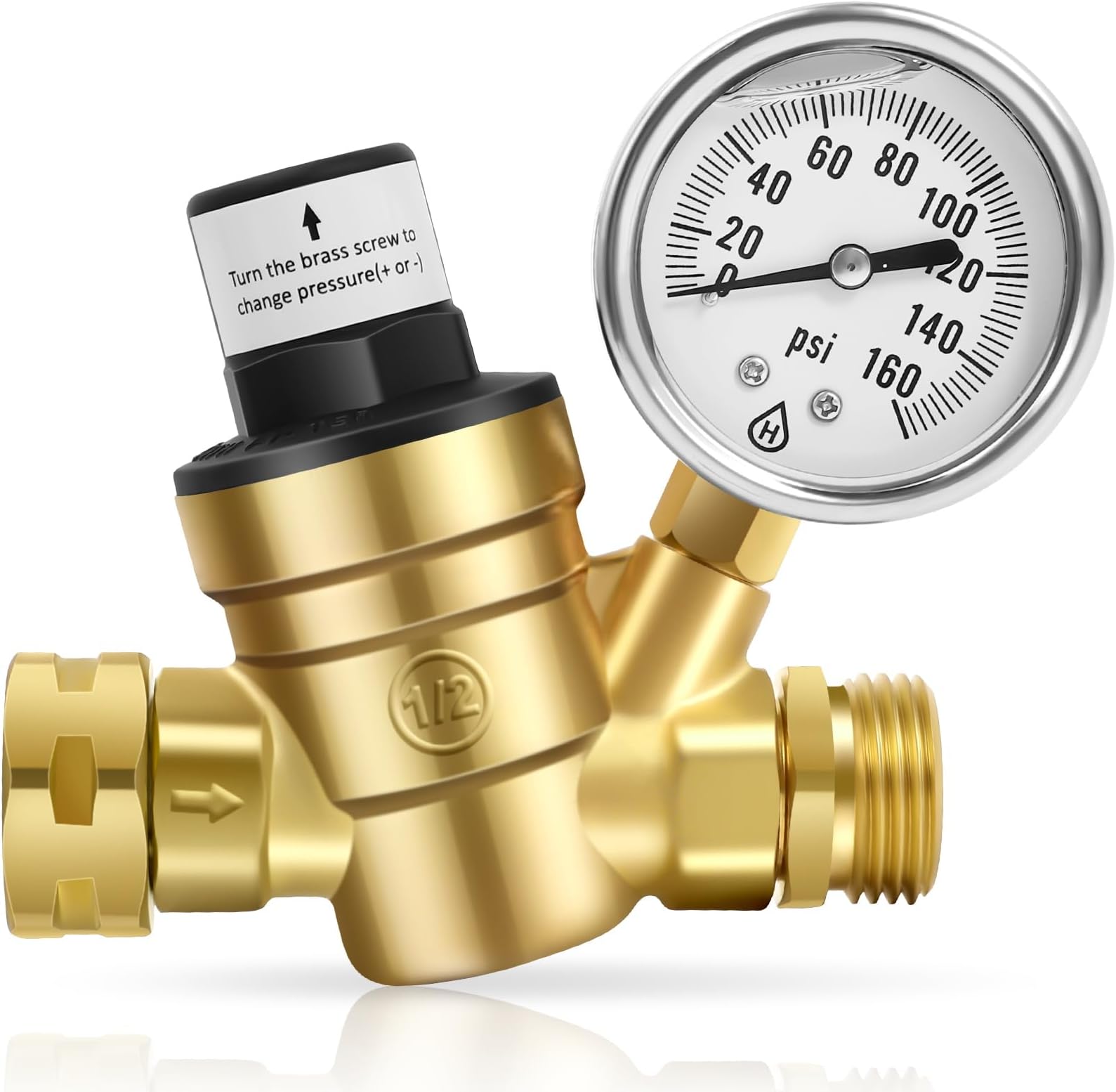 Amazon.com: TechnoRV Water Pressure Regulator for RV Camper ...