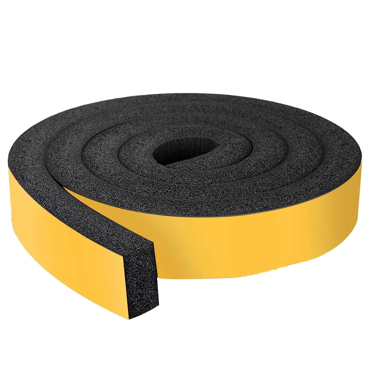 Futuwi Weather Stripping Foam Tape-1 Roll, 2 Inch Wide X 1 Inch Thick ...