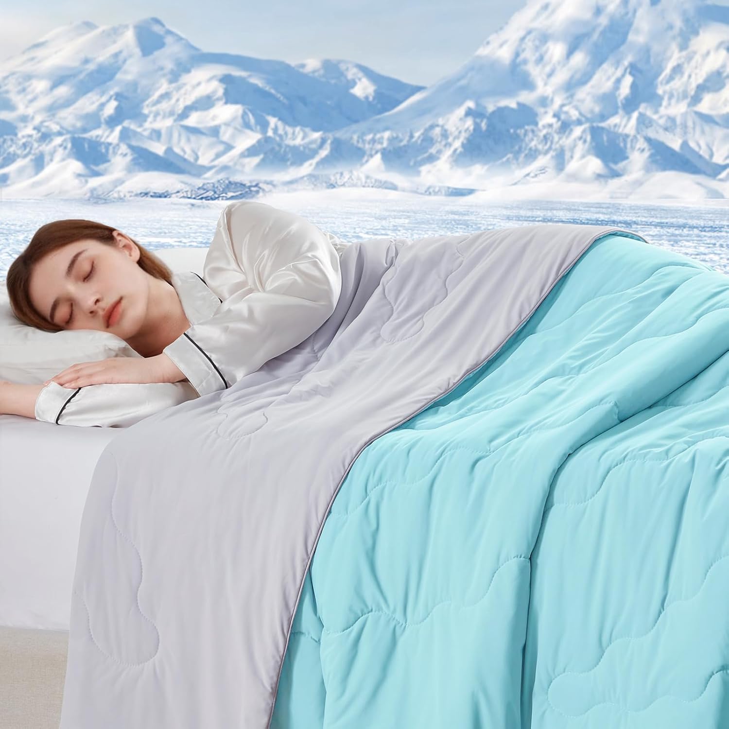 Amazon.com: Homelike Moment Twin Size Cooling Comforter for Hot ...