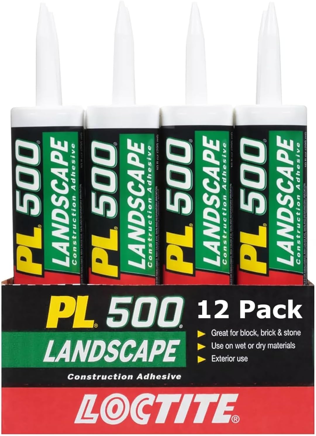 Loctite PL 500 Landscape Block & Stone Construction Adhesive, 10 fl oz ...