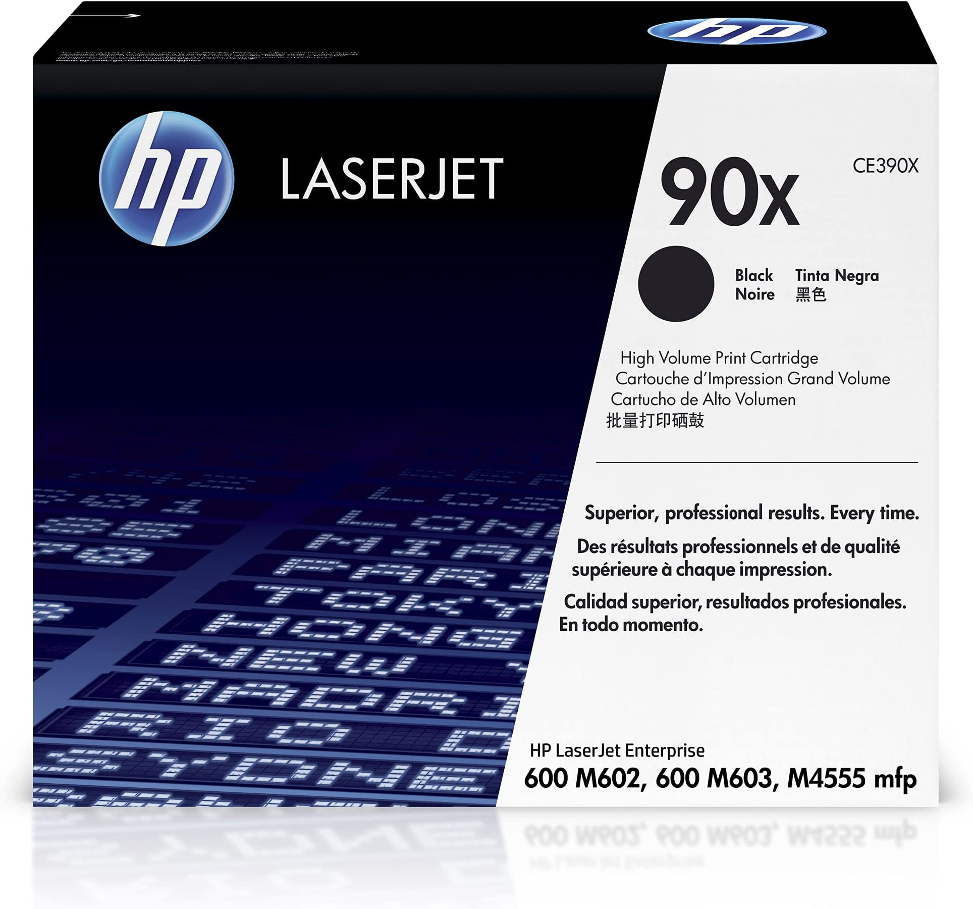 HP 90X (CE390X) High Yield Black Original Toner Cartridge : Amazon.ca ...