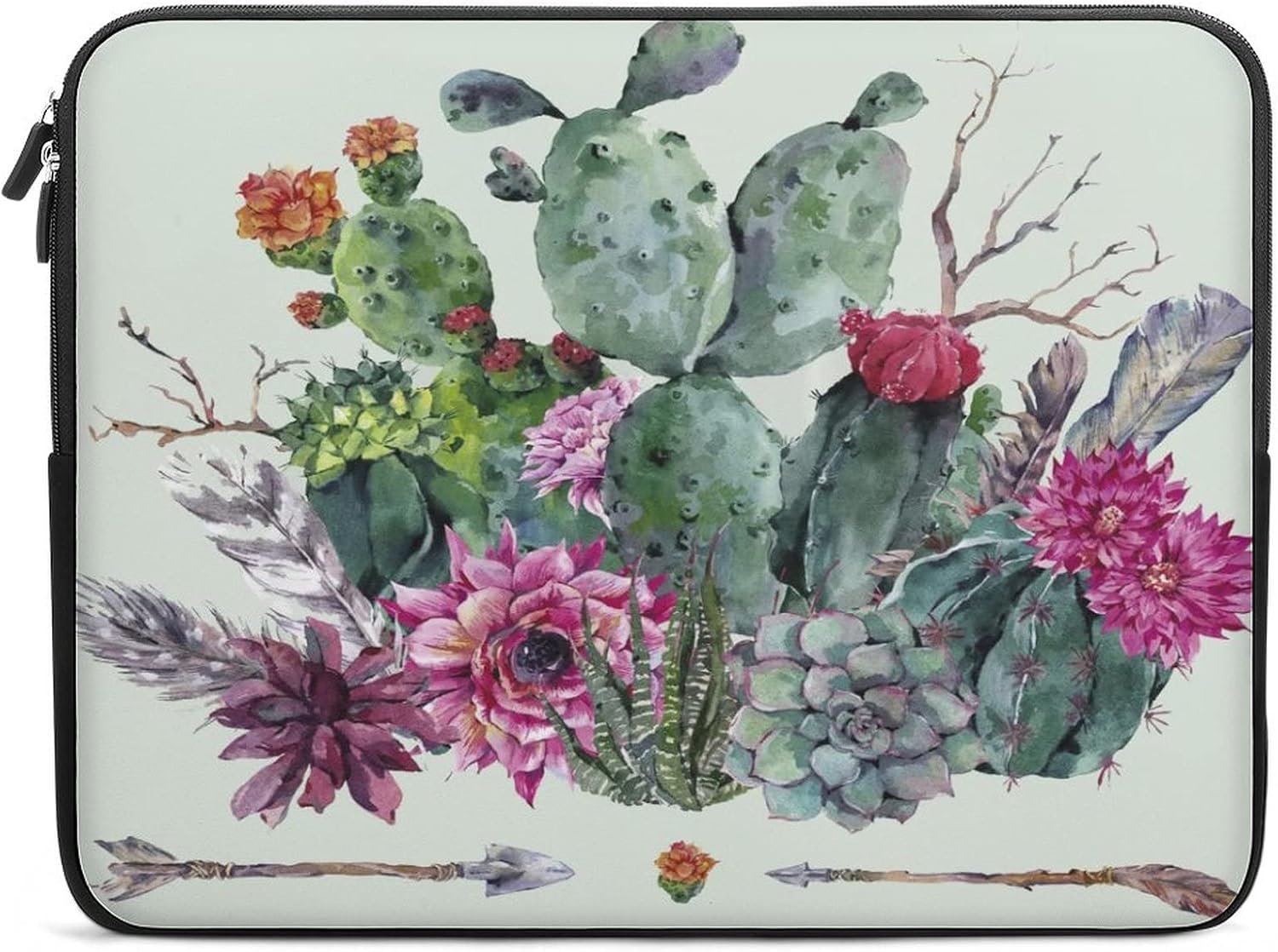 Amazon.com: Cacti Succulent Laptop Sleeve Case Hard Shell with Cute ...