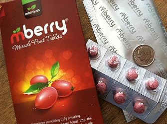 Amazon.com: mberry Miracle Fruit Tablets, 10-Count (Pack of 2 ...