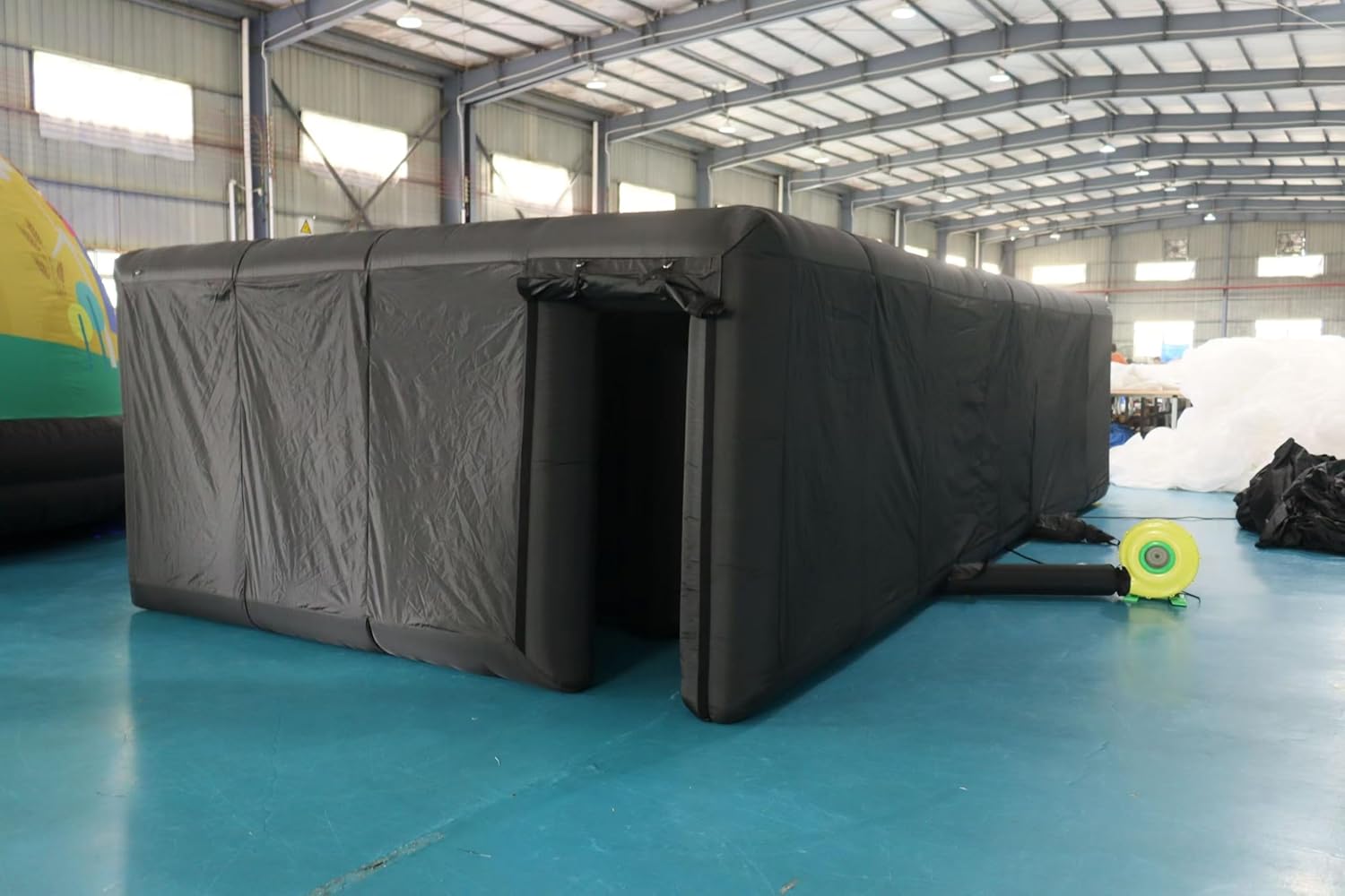 Large Black Inflatable Maze Arena Halloween Haunted House Inflatable ...