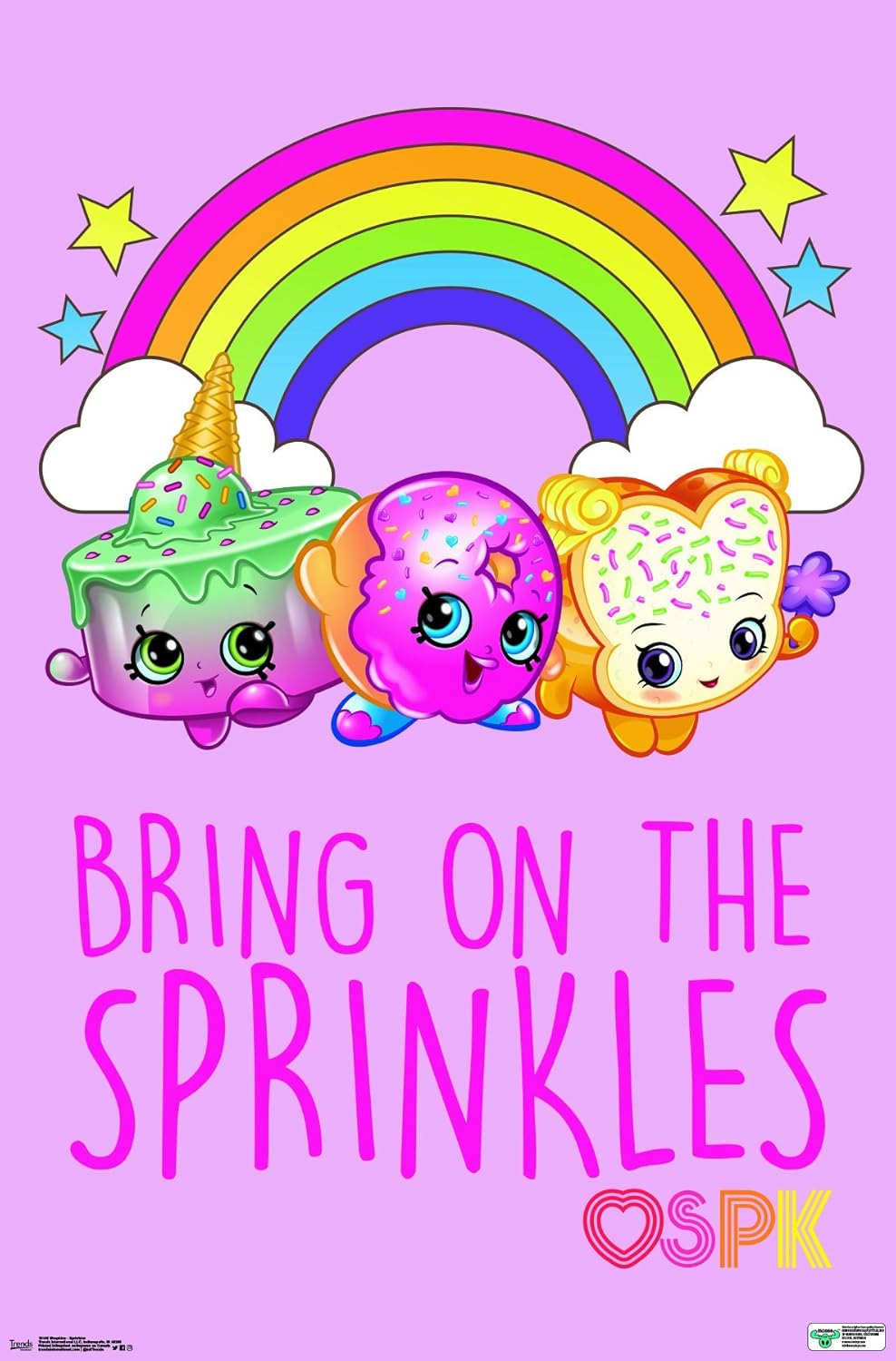 Amazon.com: Trends International Shopkins-Sprinkles Wall Poster, 22.375 ...