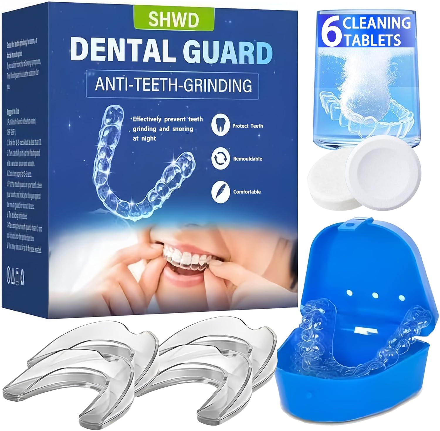 Amazon.com: Mouth Guard for Grinding Teeth at Night,Mouth Guards for ...