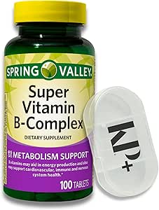 Amazon.com: KP+ Spring Valley, Super Vitamin B Complex Tablets, Dietary ...