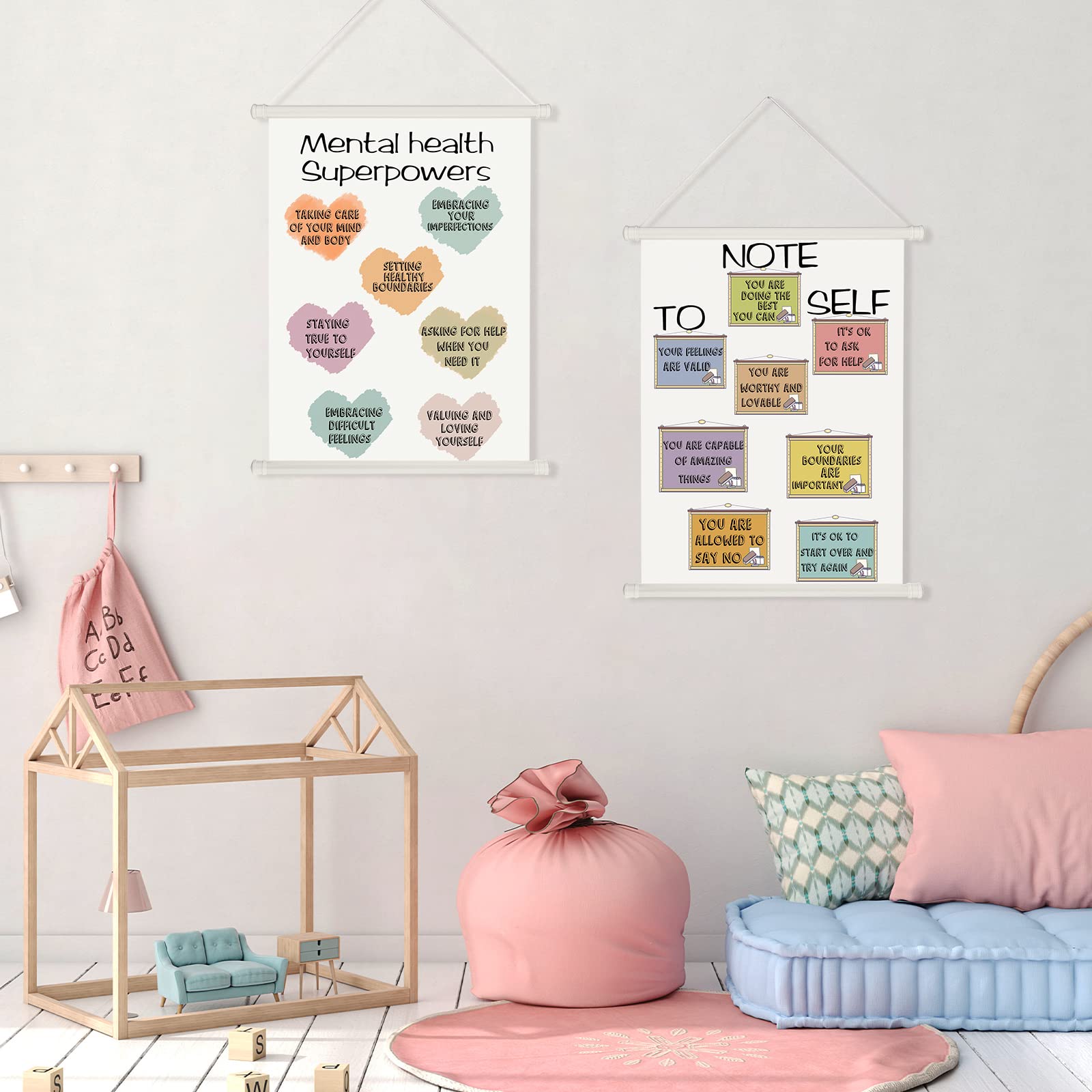 Snapklik.com : 3 Pcs Note To Self Therapy Office Decor Mental Health ...