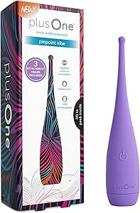 Amazon.com: plusOne Pinpoint Vibe Personal Vibrator Massager with 4 Tip Attachments, 10 ...