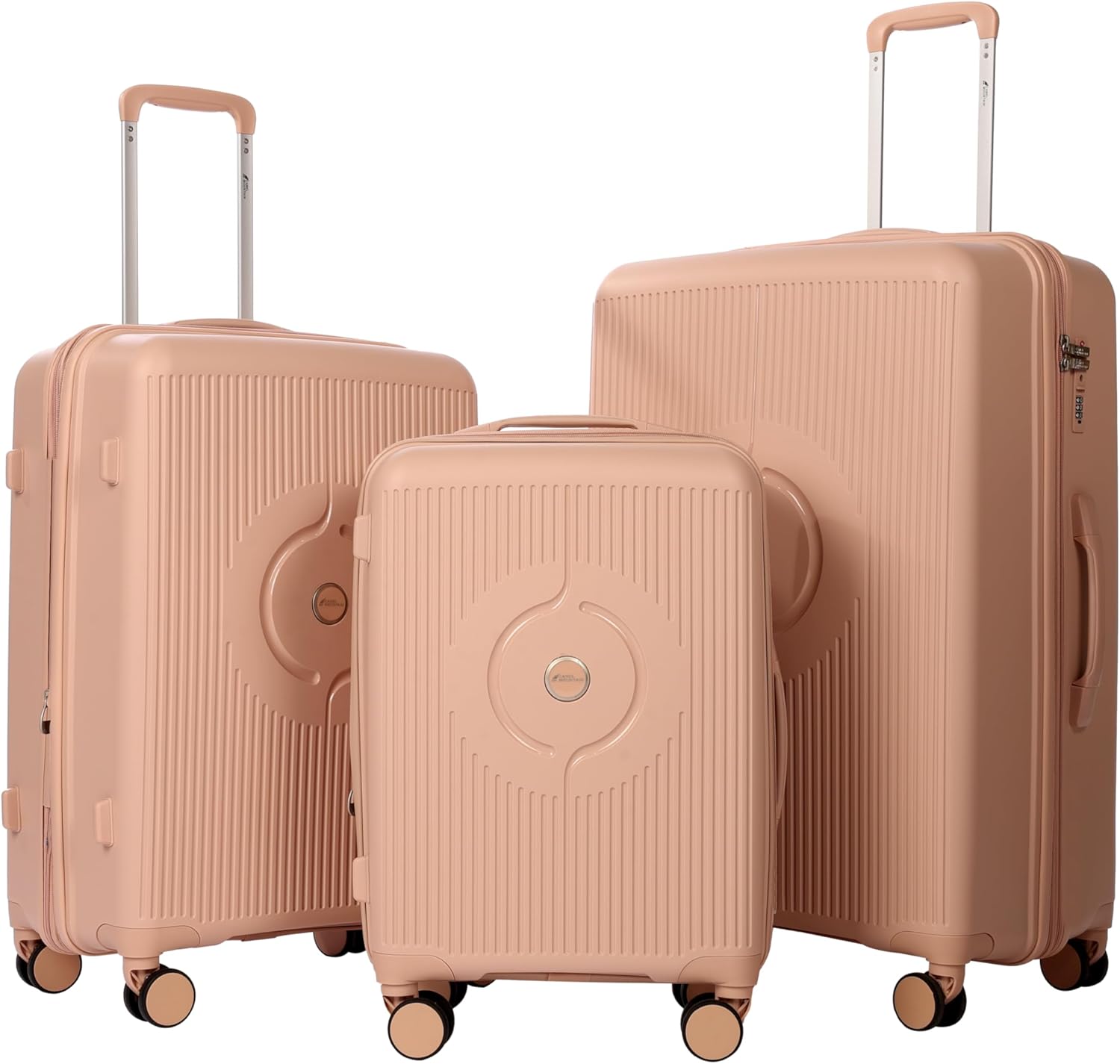 Amazon.com | M Camel Mountain Luggage Sets 3 Piece, Polypropylene ...