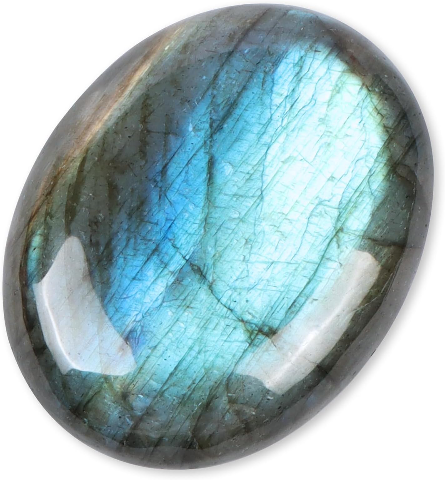 Amazon.com: UU UNIHOM Natural Labradorite Plam Stones,Gemstones ...