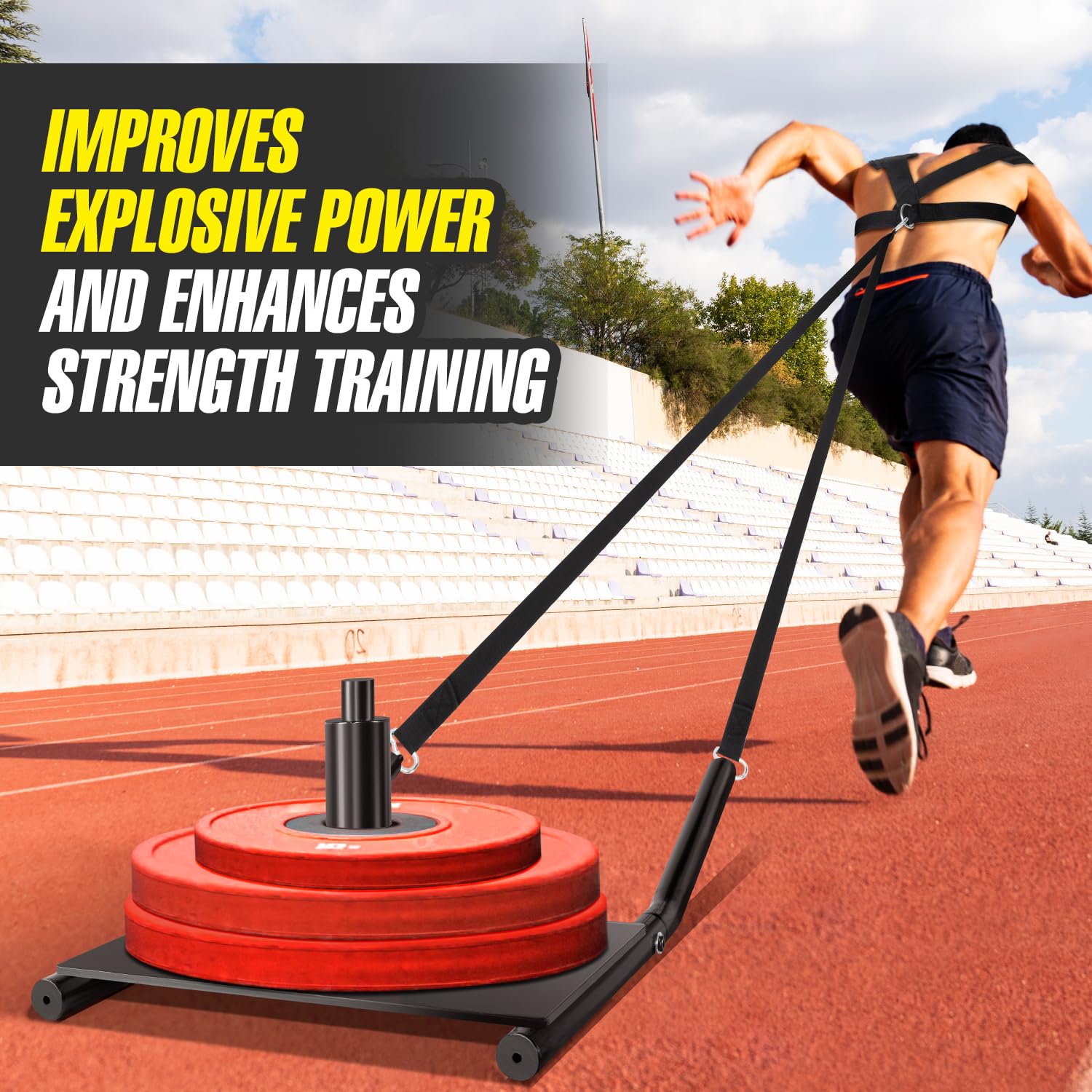 Adjustable Height Sled PLAYAPUT Adjustable Weight Sled - Heavy Duty ...