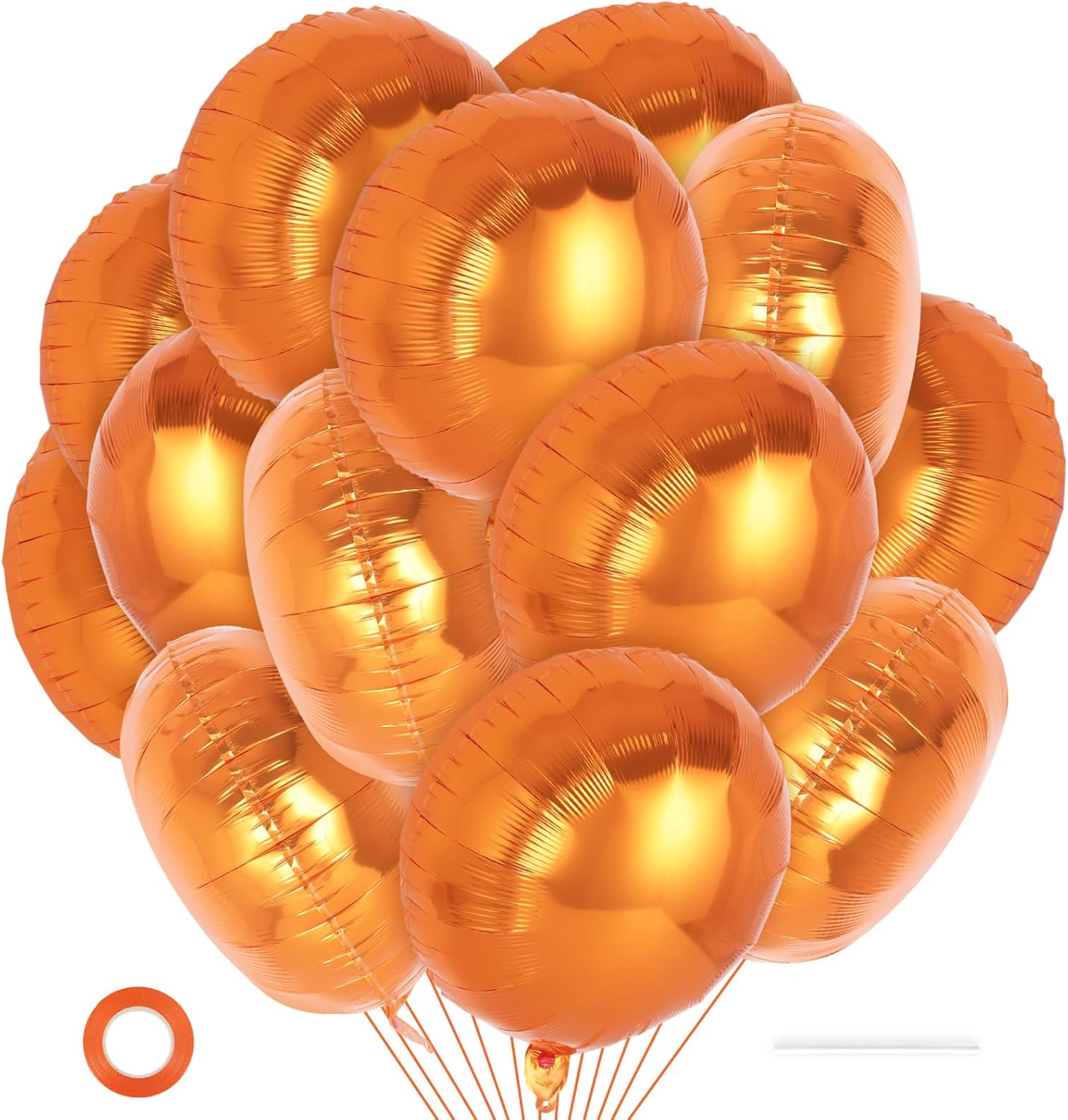 Amazon.com: 20 Pcs Round Shaped Balloons,18 Inch Round Foil Balloon ...