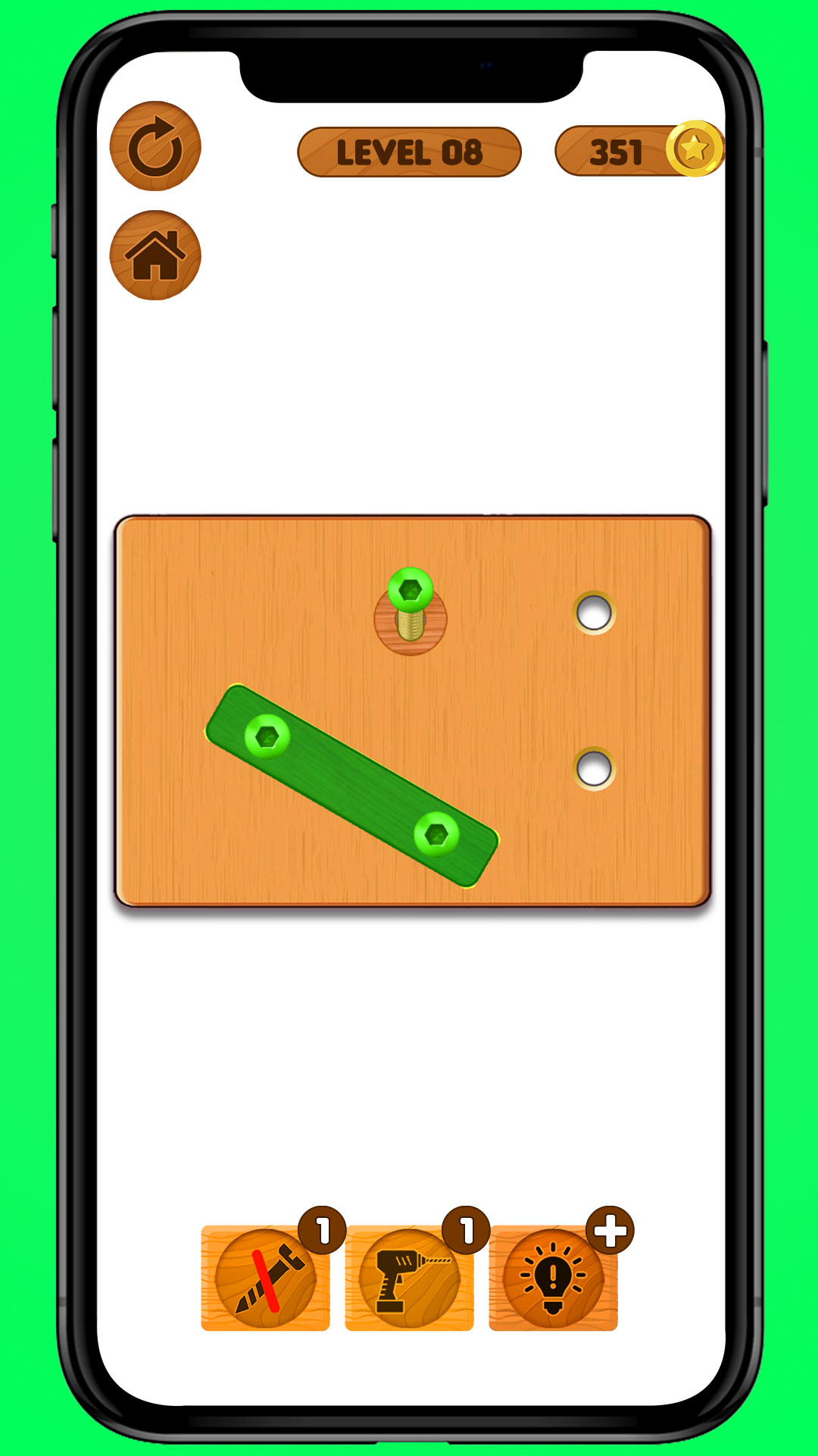 Wood Nuts & Bolts Puzzle 3D: Unscrew Wooden Screws, Sort & Solve Brain ...