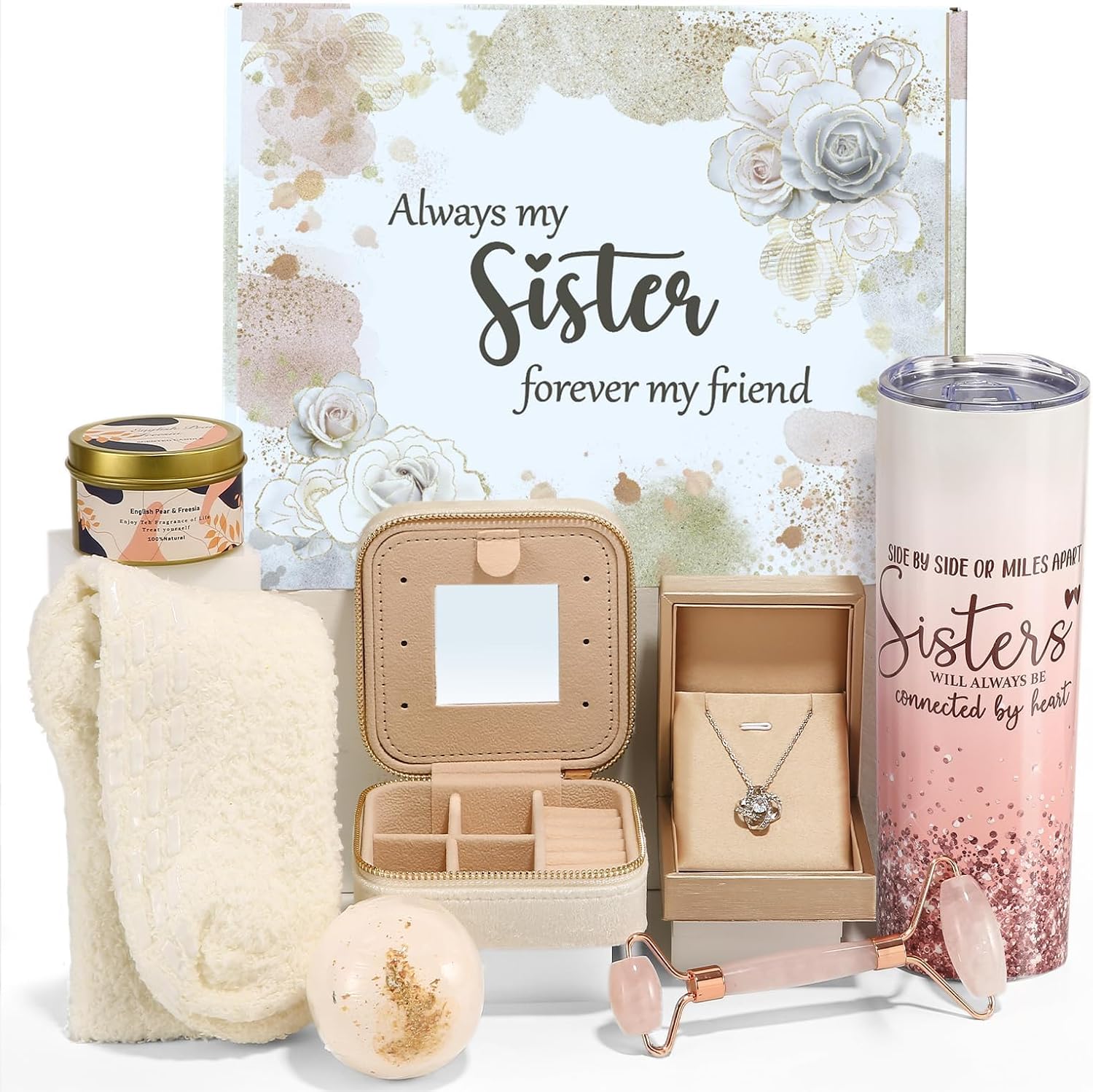 Amazon.com: GADENM Gifts for Sister, 8Pcs Sister Birthday Gift Basket ...