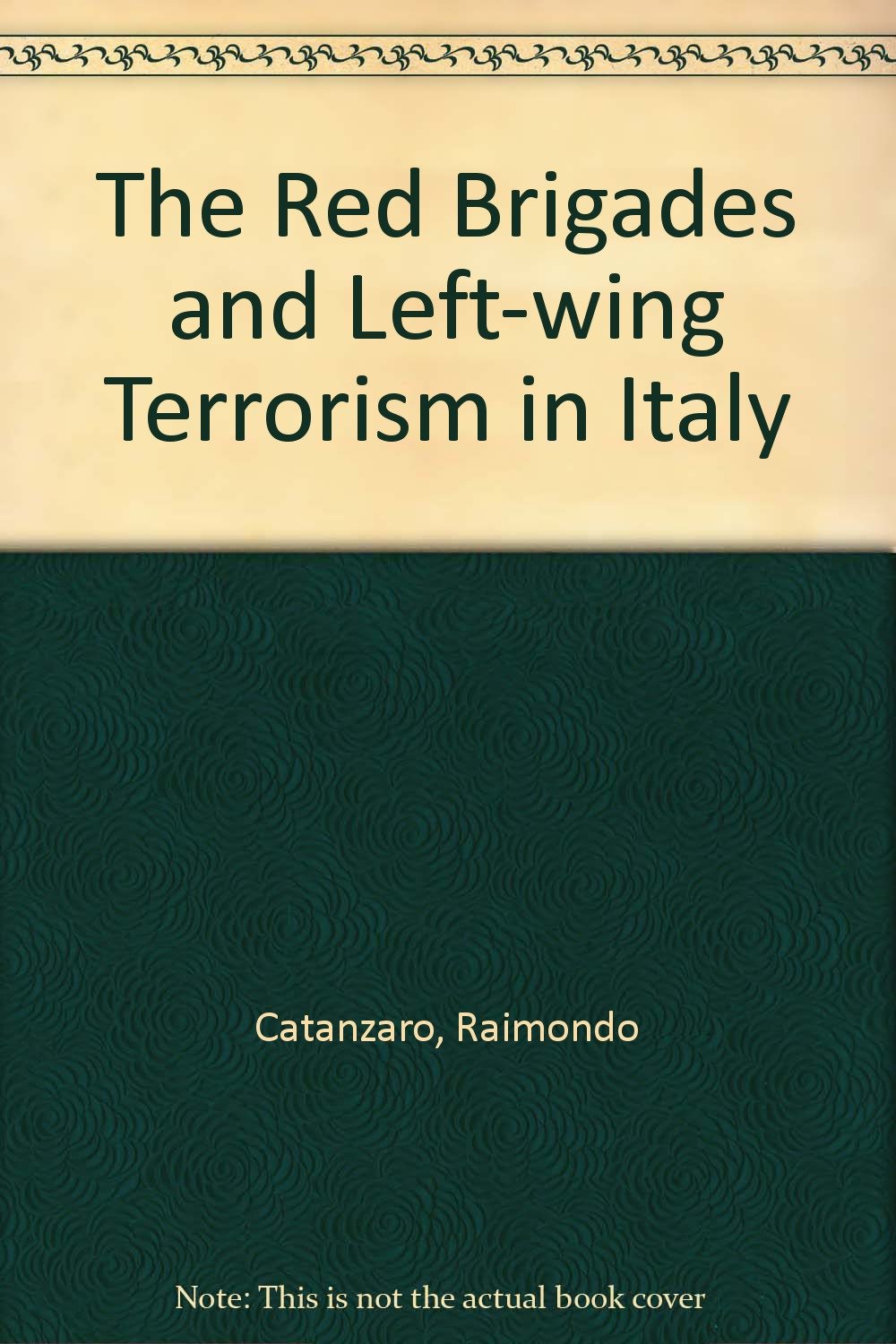 The Red Brigades and Left-wing Terrorism in Italy: Catanzaro ...