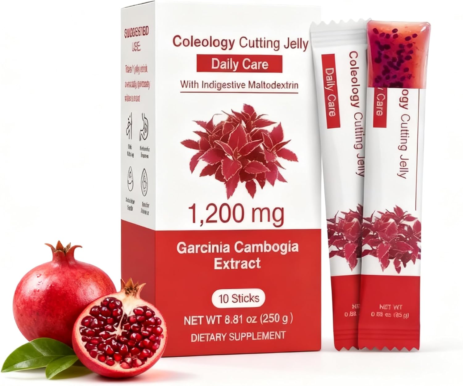 Amazon.com: SERSANVE Coleology Cutting Jelly Stick, with Garcinia Cambogia Extract & Chia Seeds ...