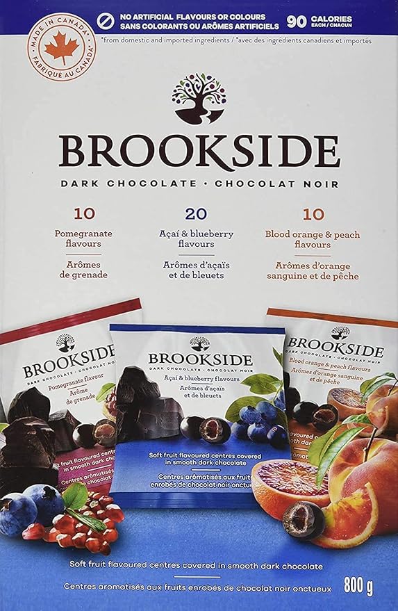 Brookside Dark Chocolate Noir Variety Pack, 800 Grams : Amazon.ca ...
