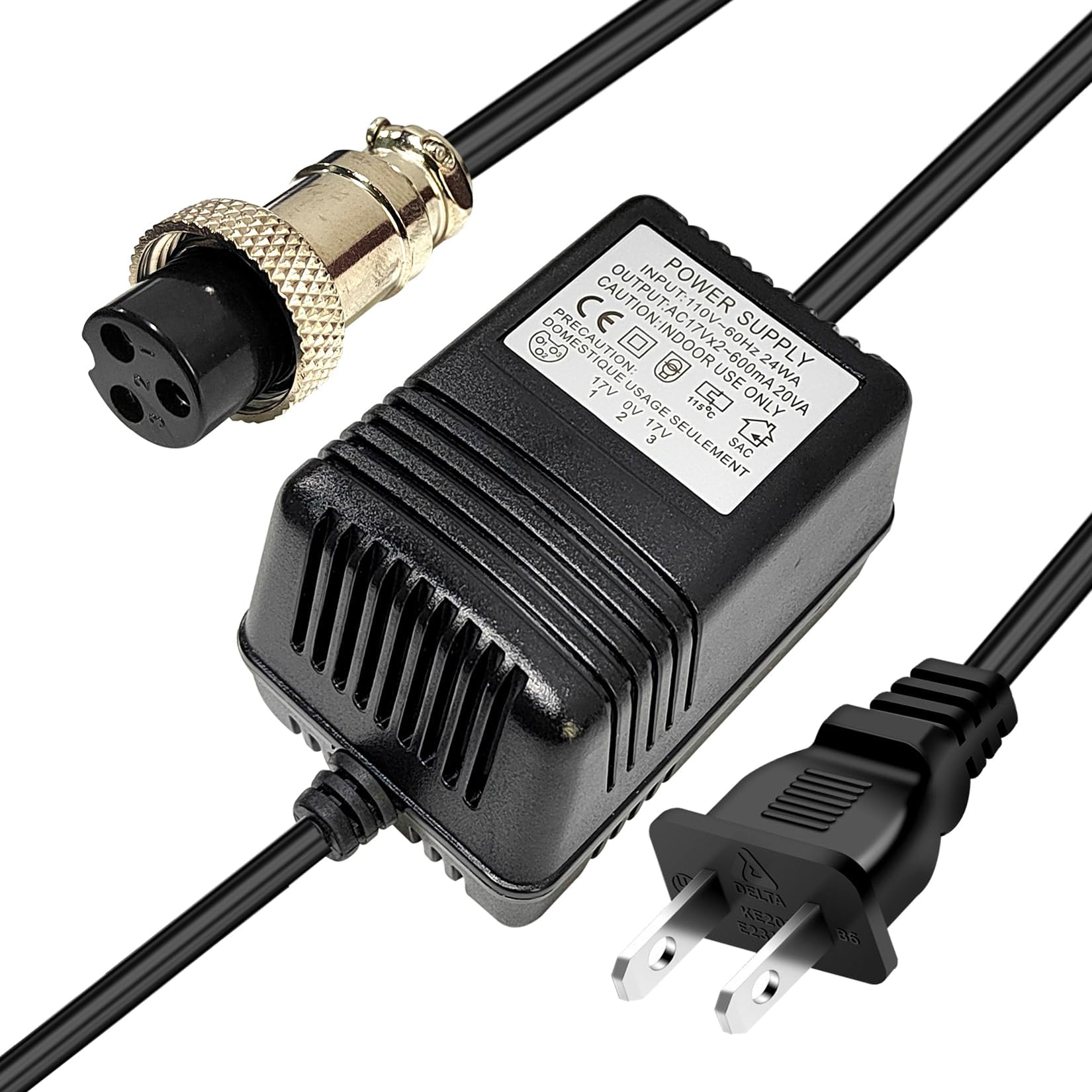 Amazon.com: ANYINELEC AC 17 V Mixer Power Supply Mixing Console Adapter ...