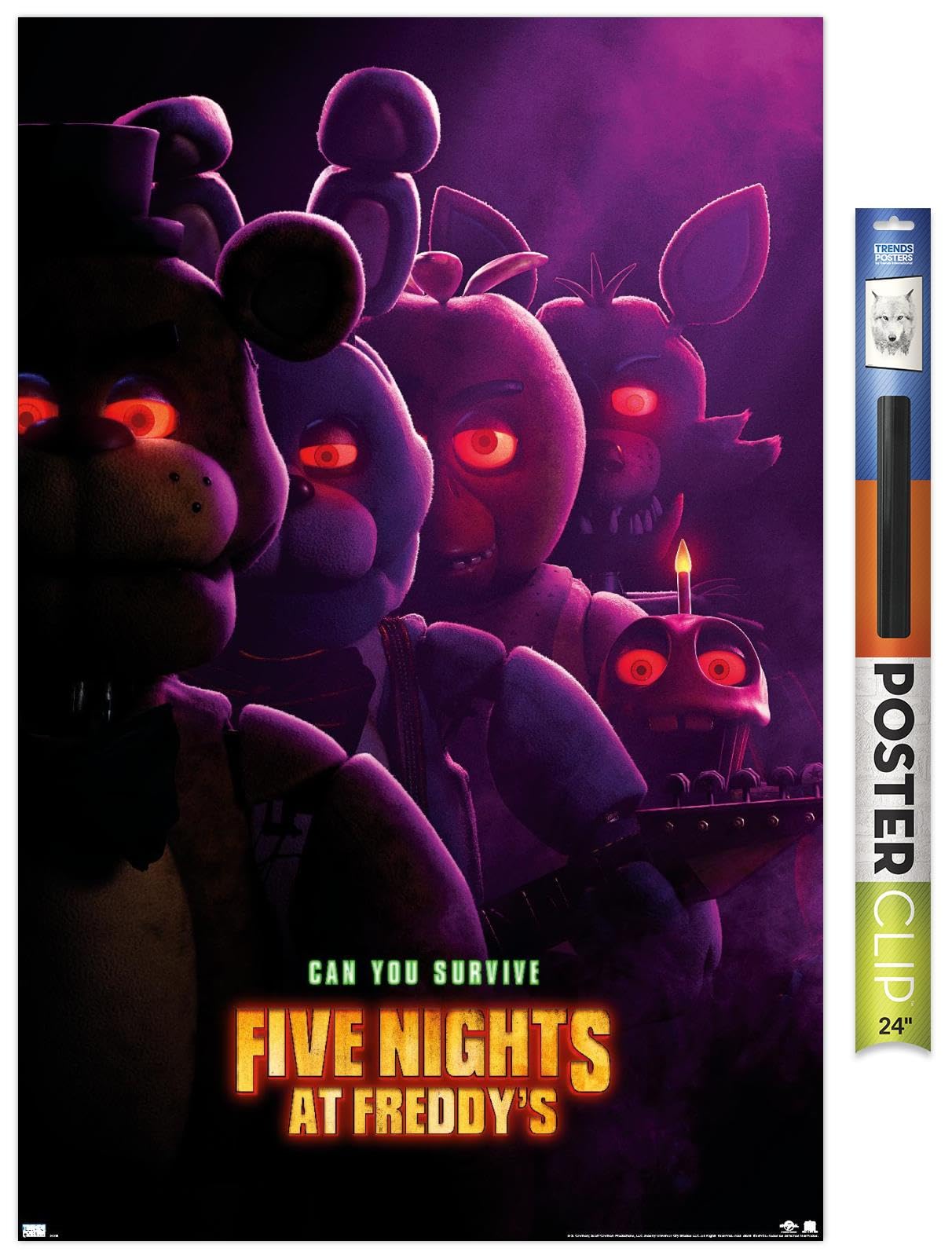 Amazon.com: Trends International Five Nights at Freddy's Movie - Teaser ...