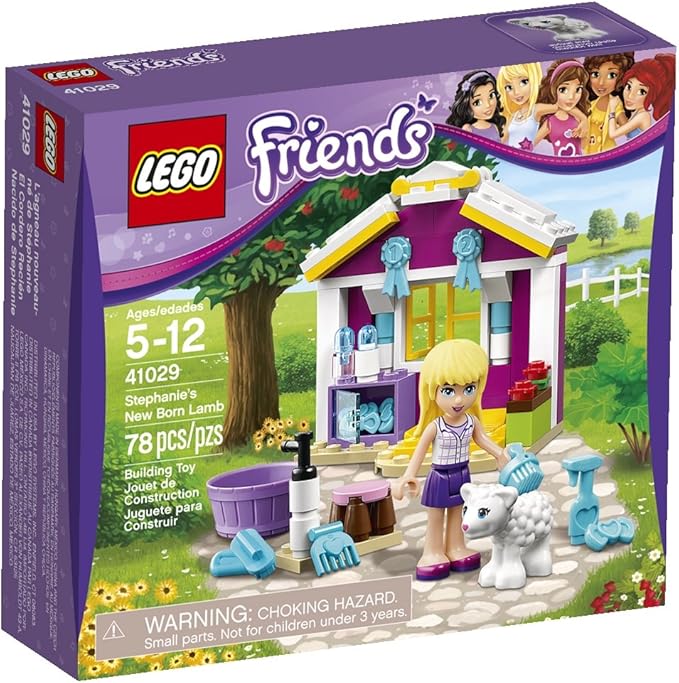 Amazon.com: LEGO Friends 41029' Stephanie's New Born Lamb : Toys & Games