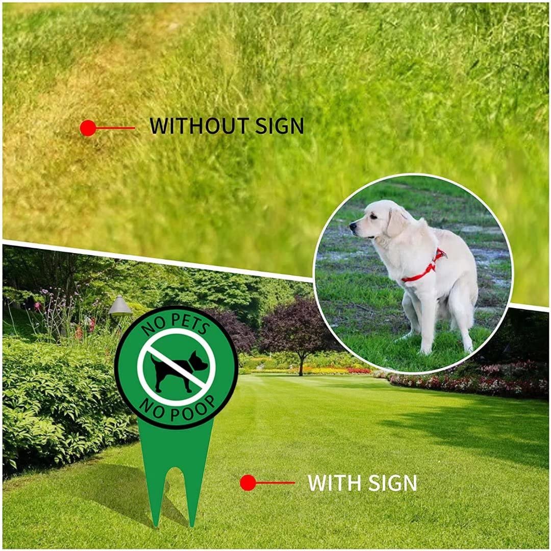 Snapklik.com : No Dog Pee Signs For Yard - Keep Off Grass Sign - Stop ...