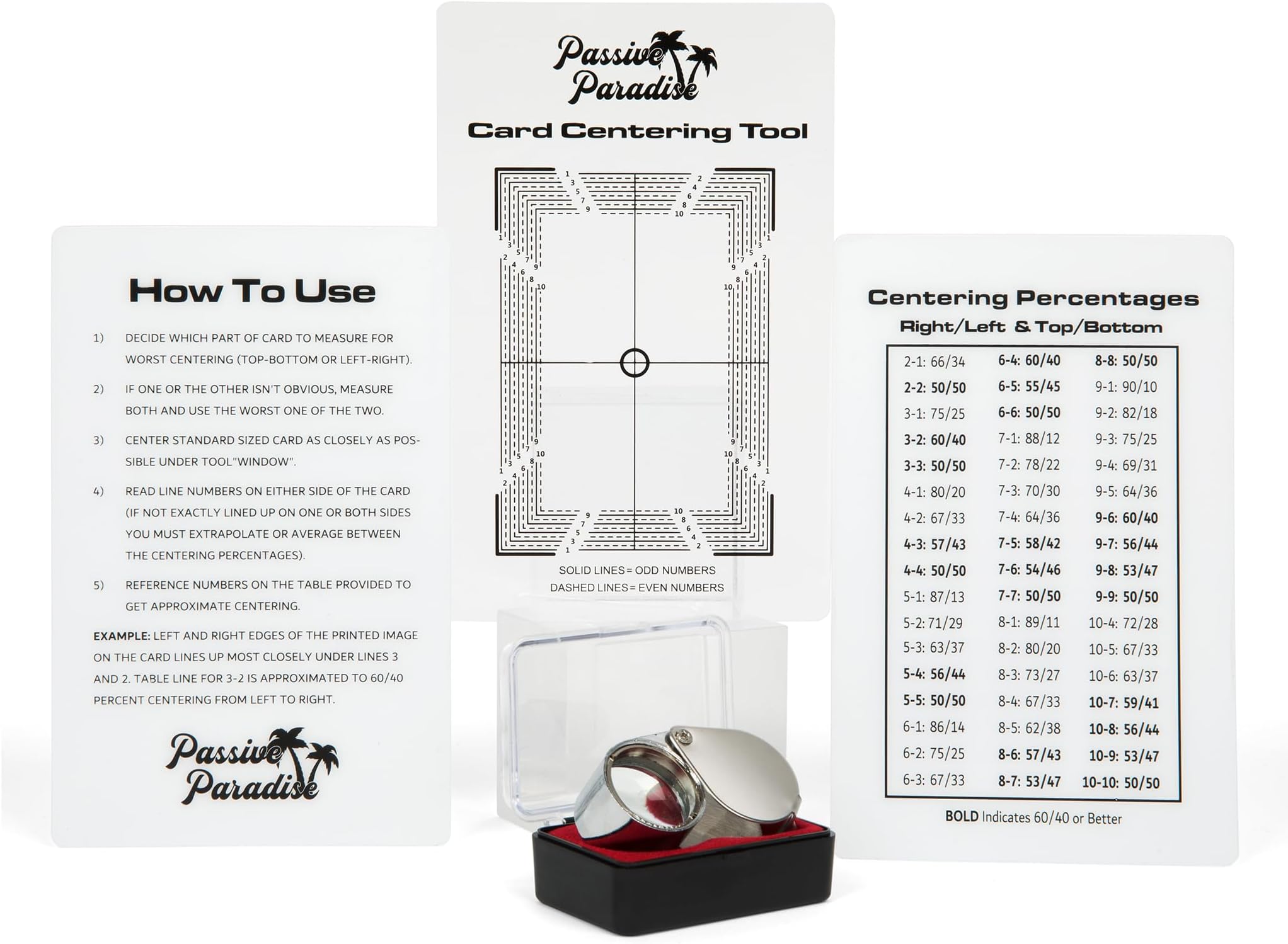 Amazon.com: ARMORY Trading Card Centering Tool | Centering Tool for ...