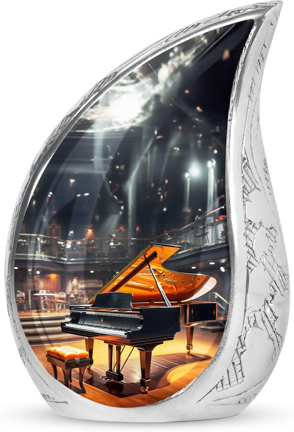 Amazon.com: Grand Piano Cremation Urn for Adults - Music Lovers ...