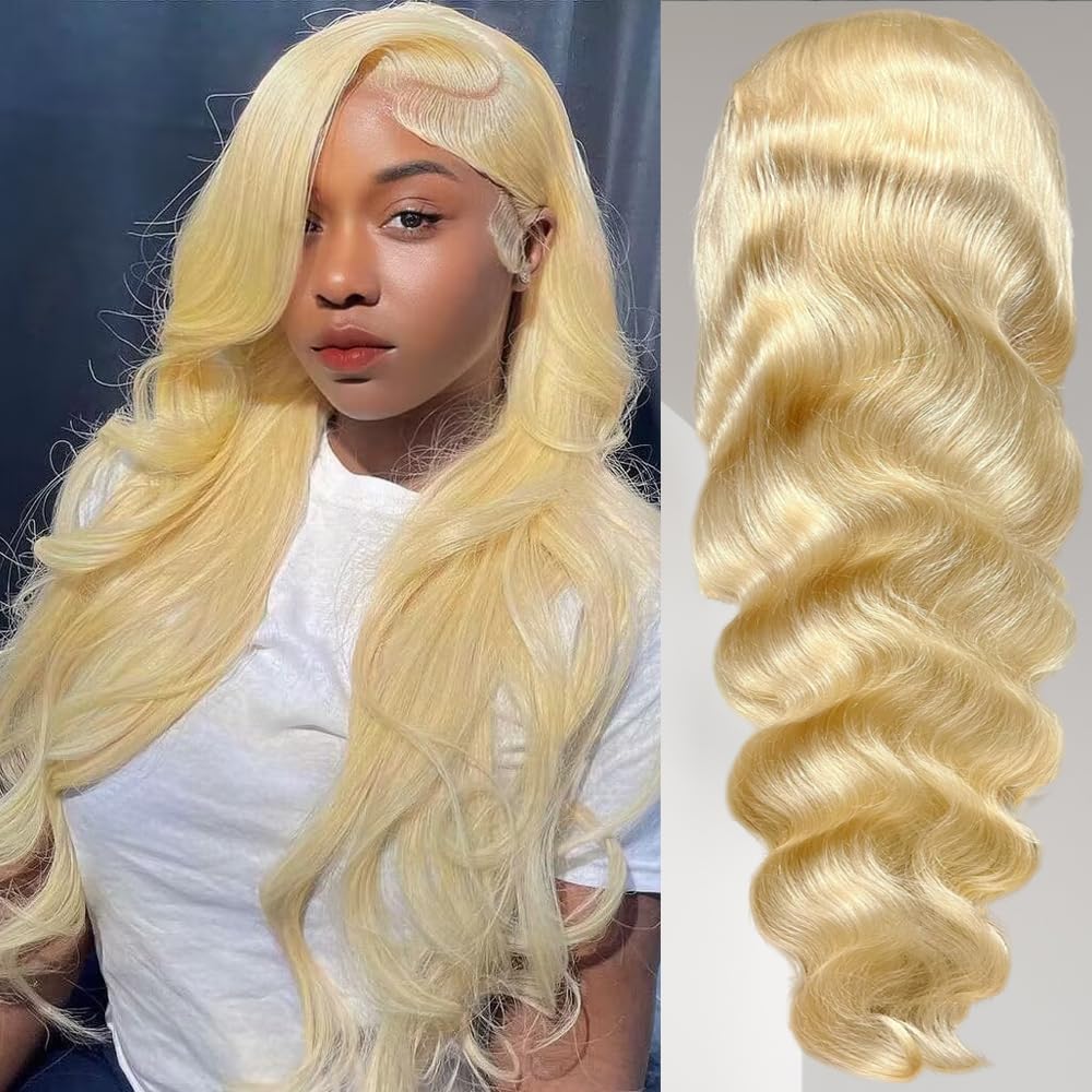 Amazon.com : Loyom 13x6 613 Lace Front Wig Human Hair 200 Density 12A ...