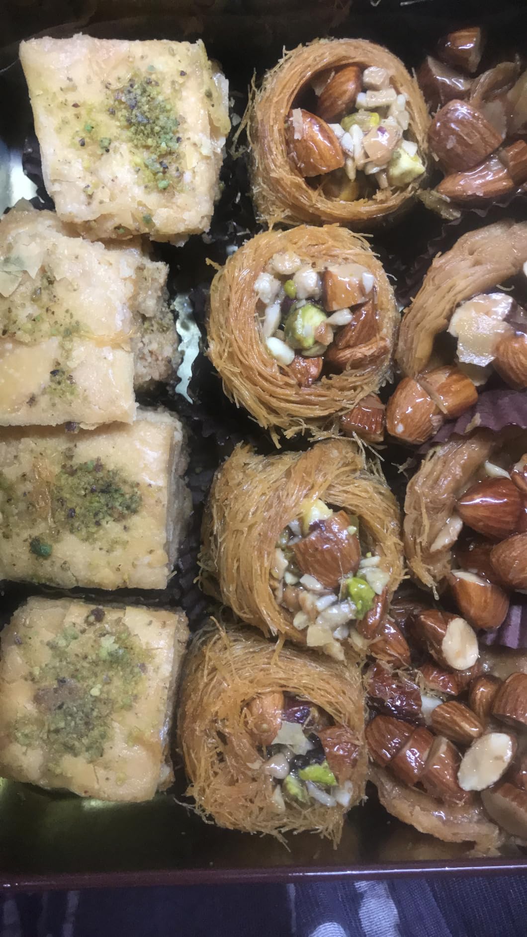 ASHA SWEET CENTER Baklava Assorted Sweets 500 Gram Tin Box | Premium ...